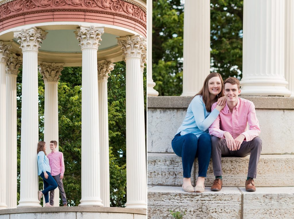 Lynn + Tom - Ault Park - Cincinnati Engagement Photographers