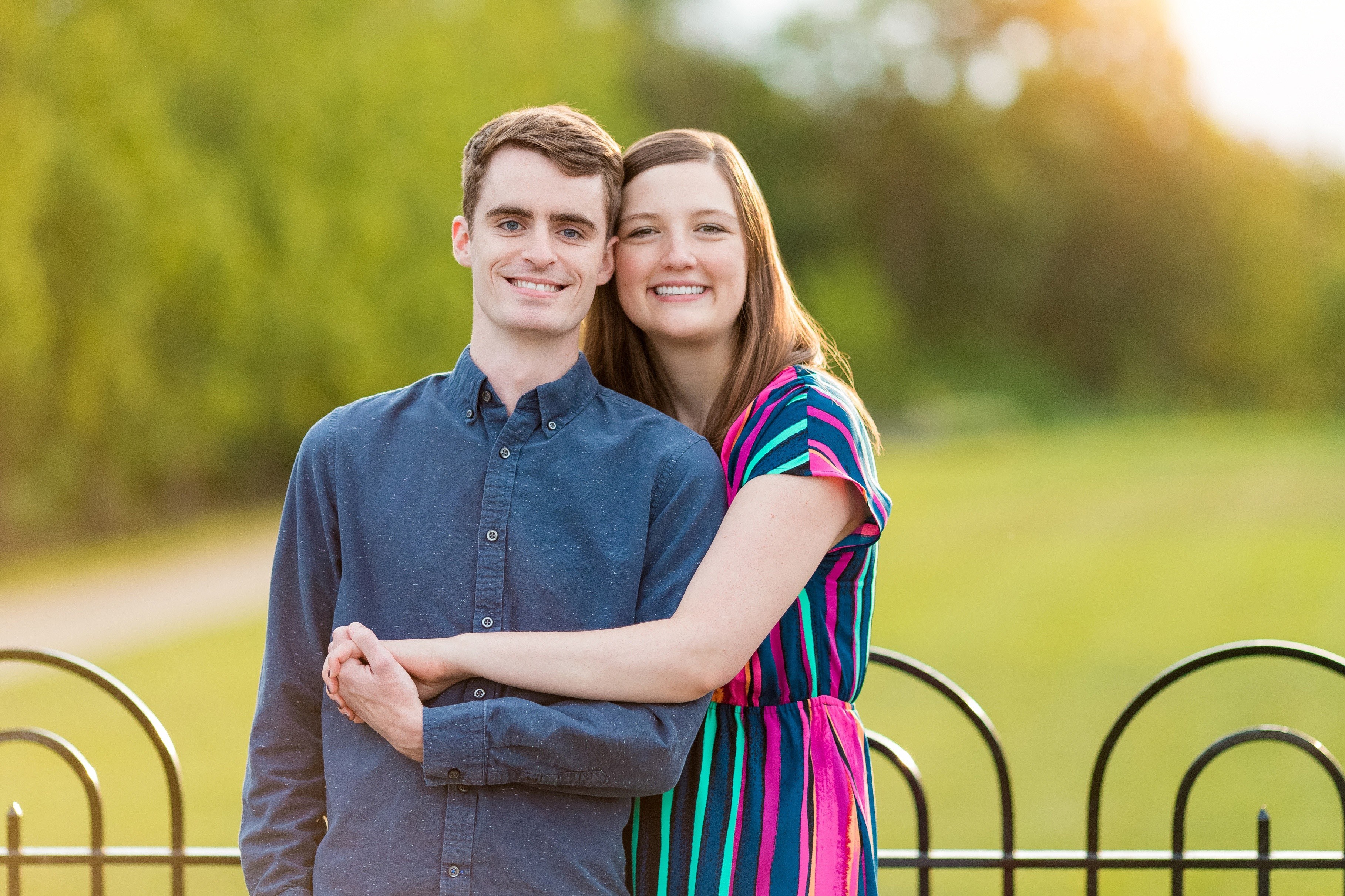 Lynn + Tom - Ault Park - Cincinnati Engagement Photographers