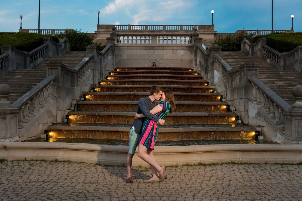 Lynn + Tom - Ault Park - Cincinnati Engagement Photographers