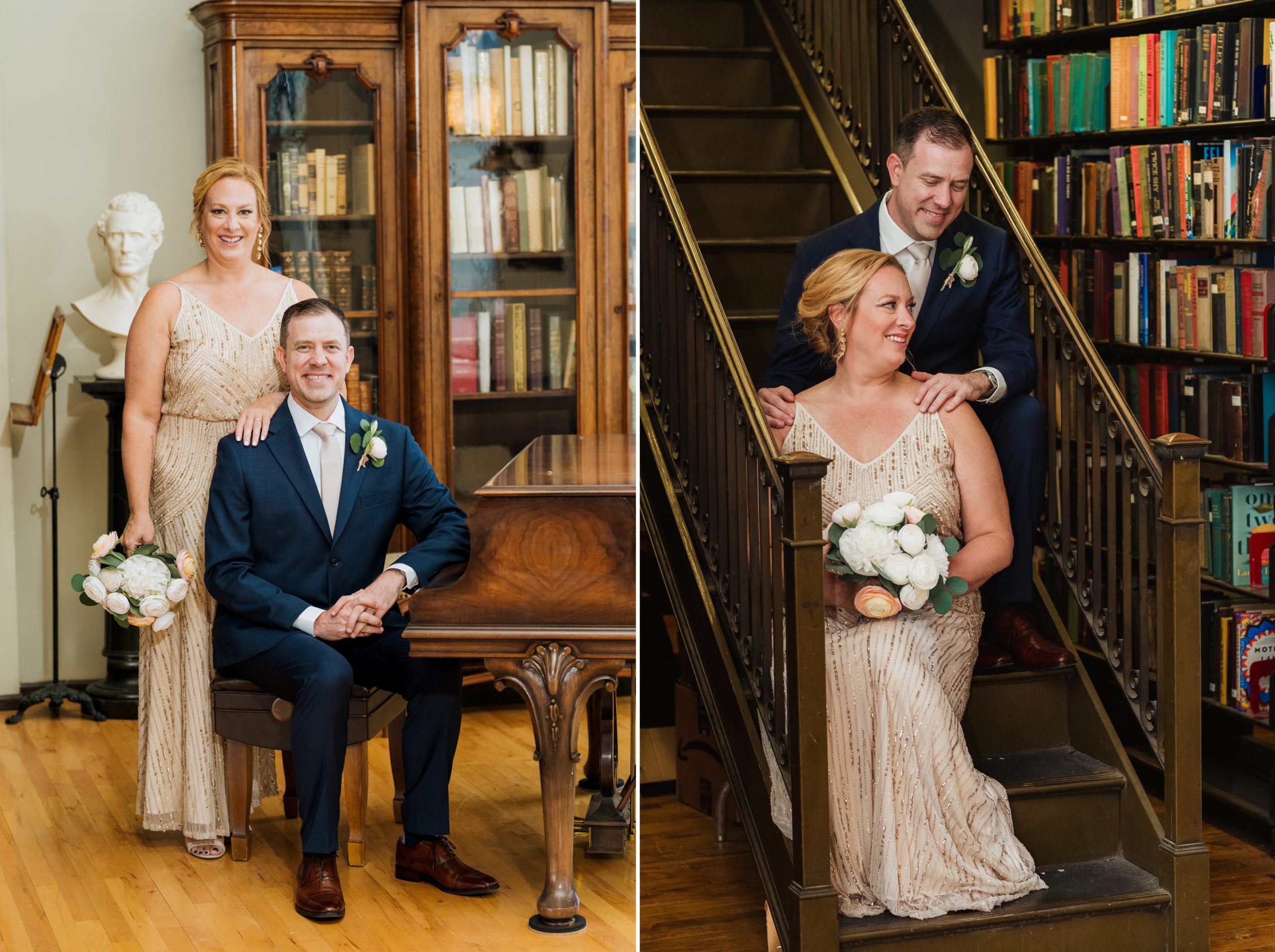 Emily + Geoff - The Mercantile Library - Cincinnati Wedding Photographers
