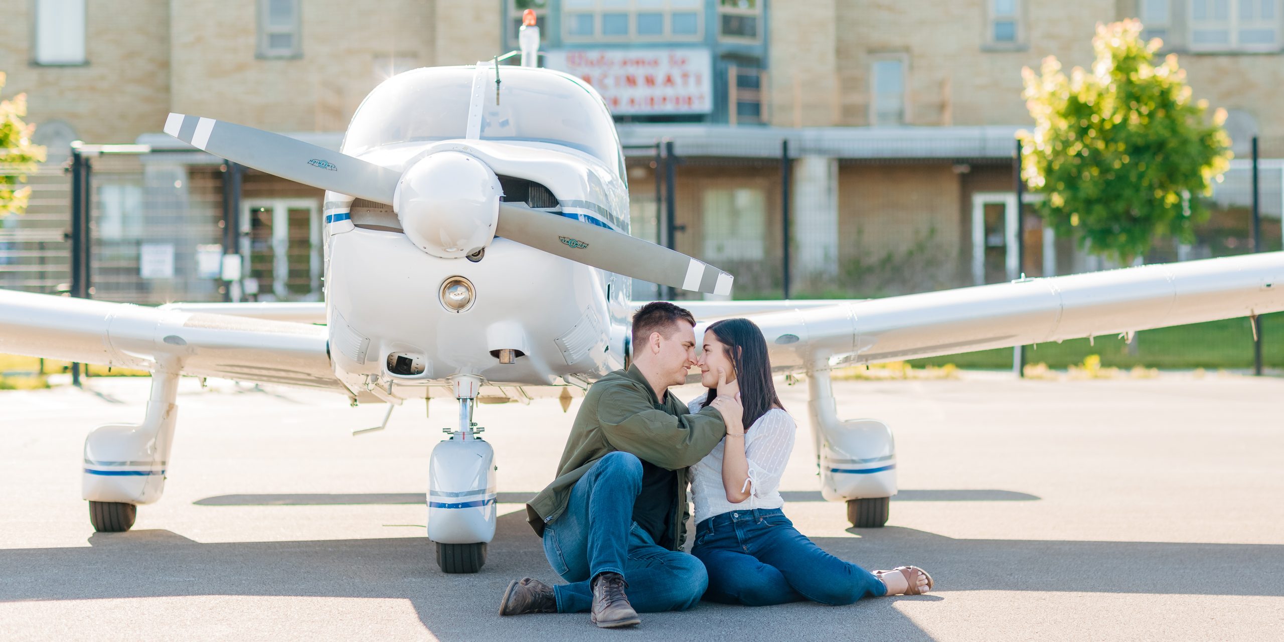 Shelby + Reed - Lunken Field - Cincinnati Engagement Photographers